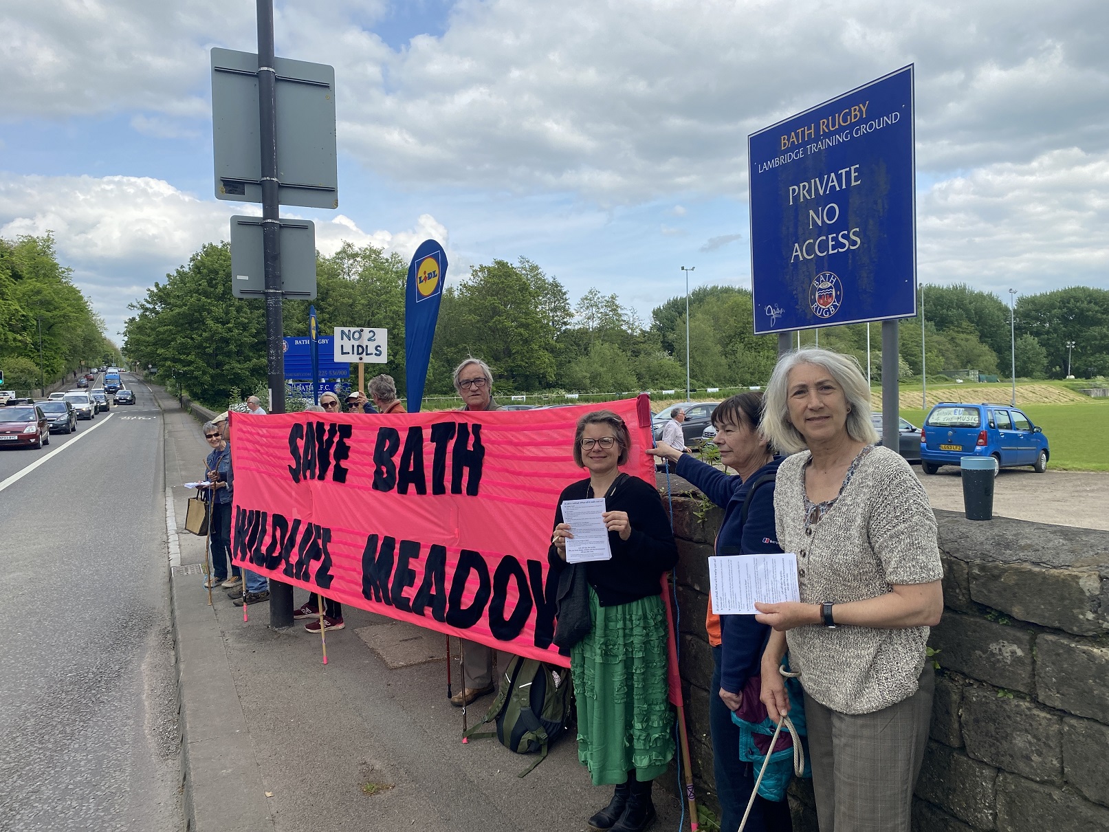 Bath Voice News: battle to stop Lidl building a supermarket on a green ...
