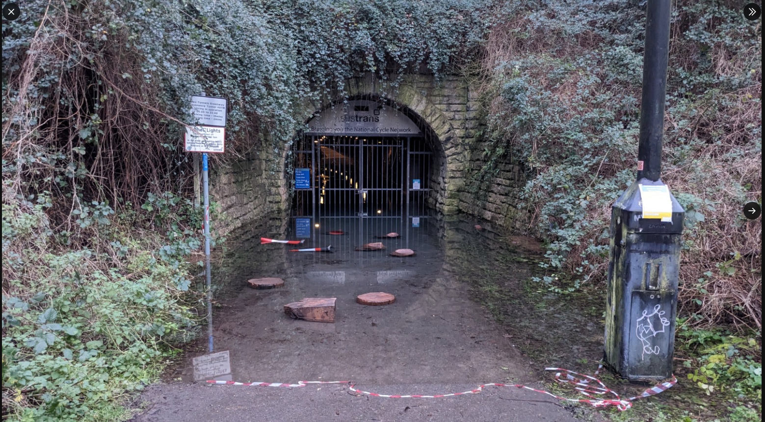 Bath Voice News: flooding closes the Devonshire Tunnel in the Two ...