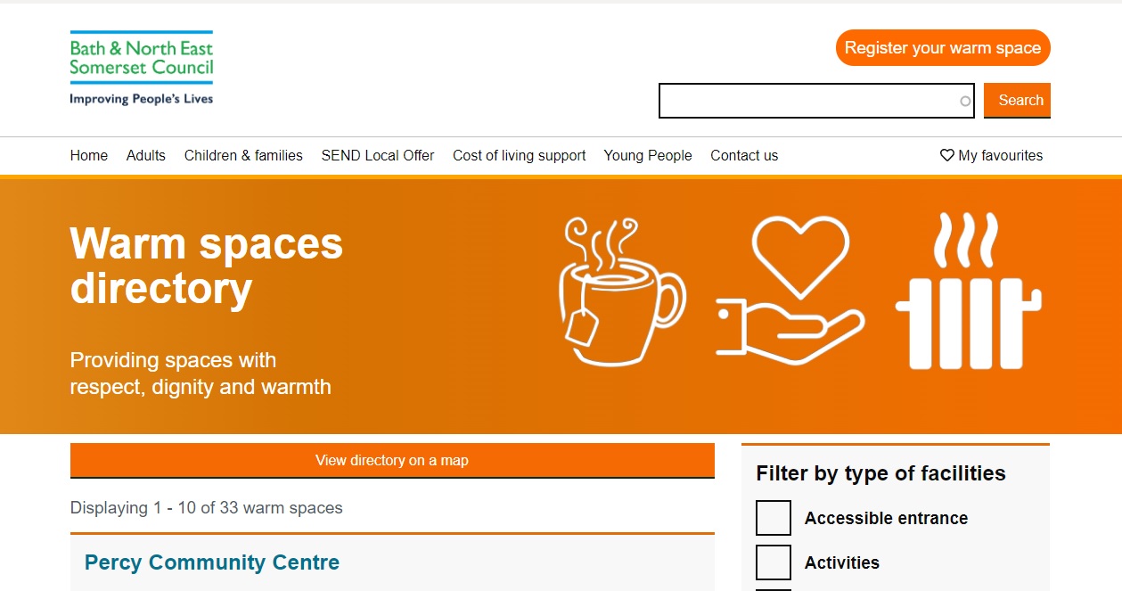 Bath Voice News: keep out the cold and visit a warm space - full list ...