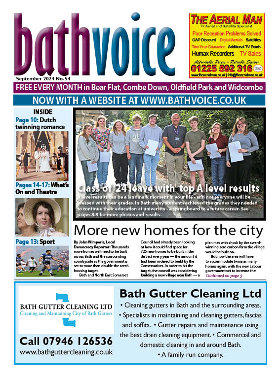 Bath Voice News: out on September 1st, the latest issue of the city's ...