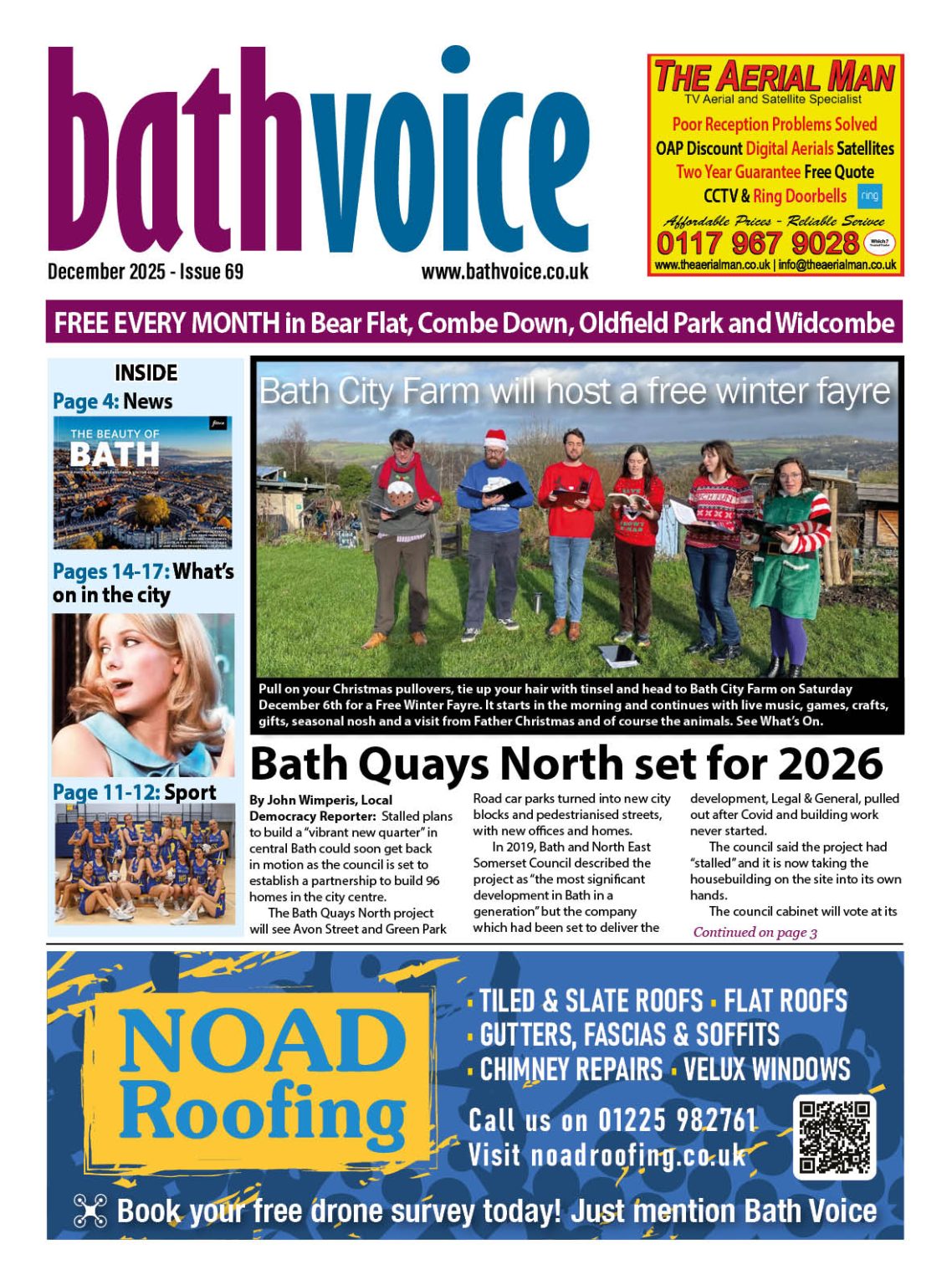 Bath Voice News: Christmas and New Year rubbish and recycling collections listed here - Bath Voice.
